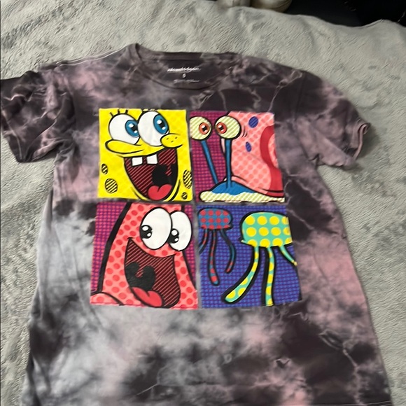 SpongeBob Squarepants | Tops | 4 For 2 Spongebob Squarepants Black And ...